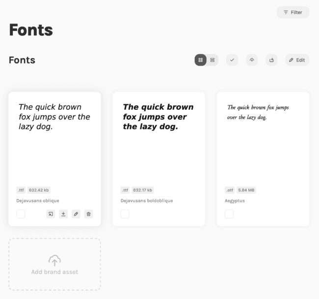 How do I add and preview fonts? - brandox.com